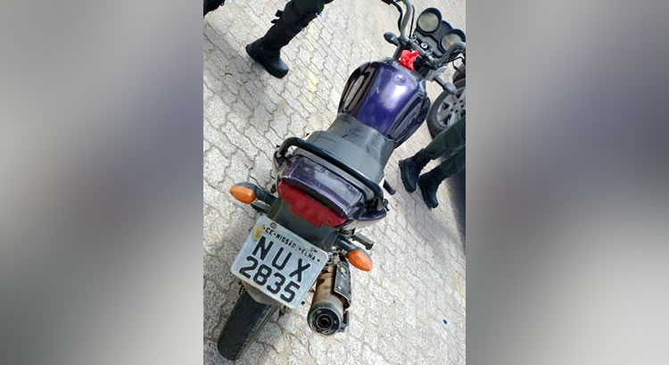 PM recupera em Caririaçu moto que tinha sido furtada em Missão Velha ... PM recupera em Caririaçu moto que tinha sido furtada em Missão Velha ...